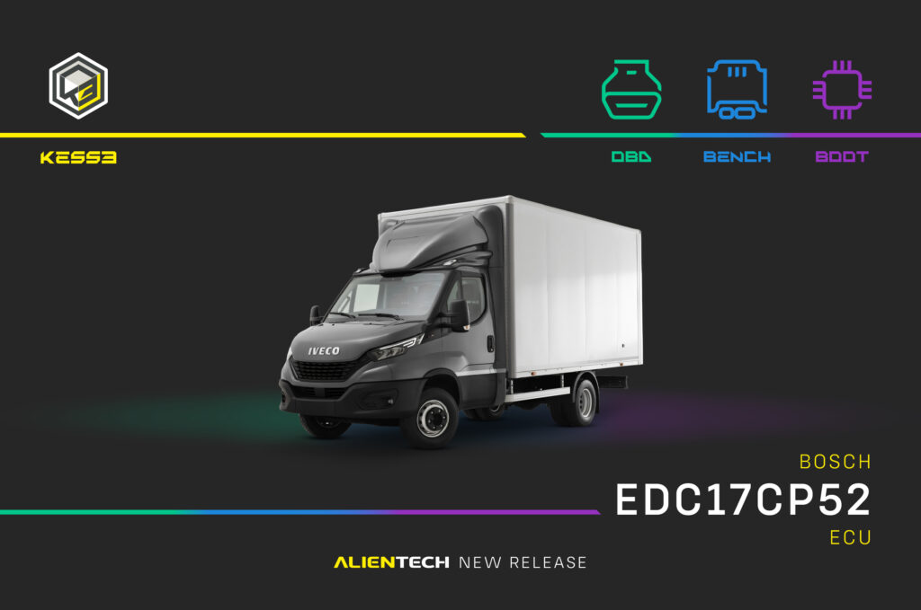 Gestiona las ECU Bosch EDC17CP52 en Iveco Daily mediante OBD, BENCH y ...