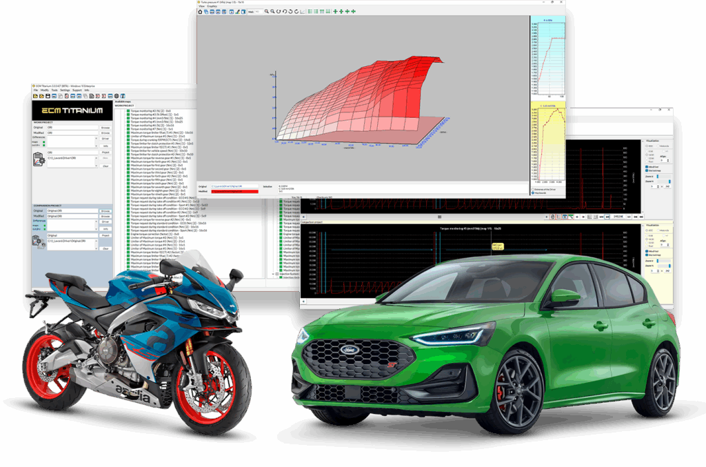 Bearbeite deine Kalibrierungsdateien mit ECM Titanium 3.0. - Alientech
